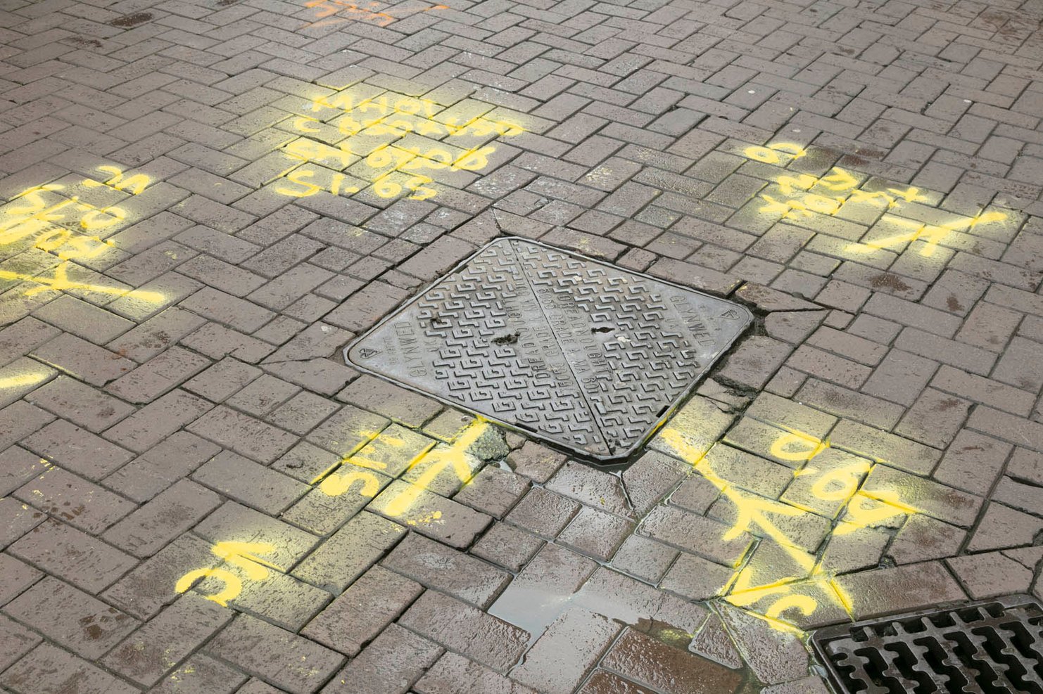 Why Is There Paint on the Ground After a Survey?